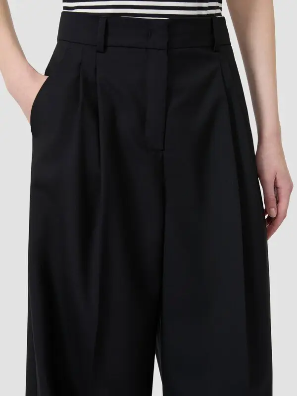 Max Mara Wide Leg Woollen Cloth Trousers
