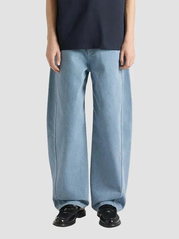 Givenchy Couture Seam Jeans With Striped Reverse