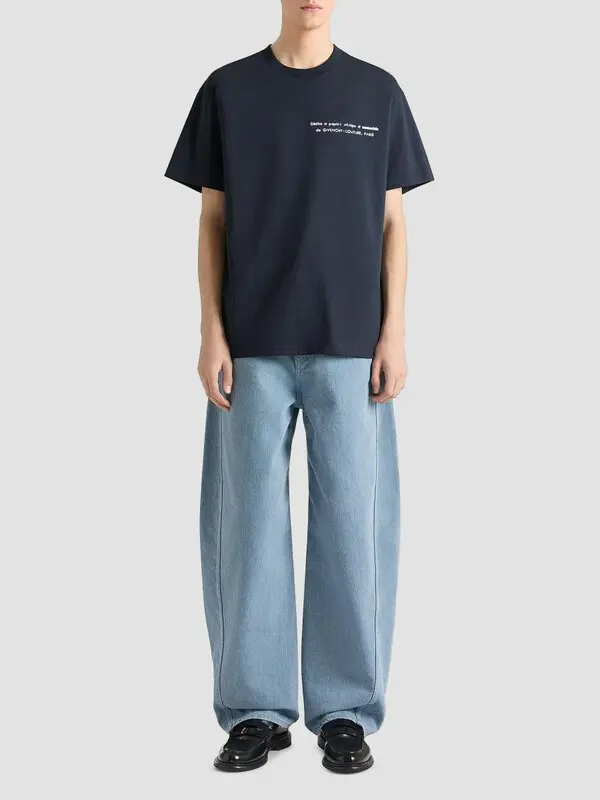 Givenchy Couture Seam Jeans With Striped Reverse