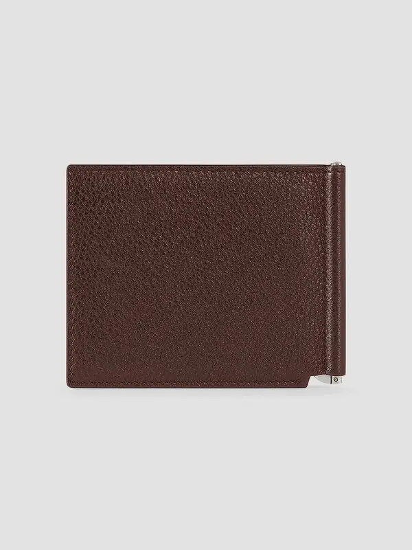 Givenchy Wallet In Grained Leather With Clip