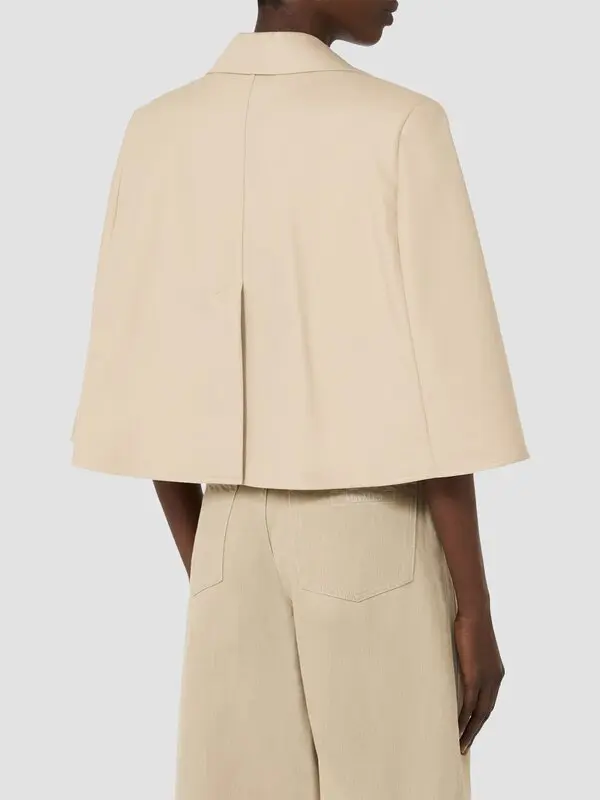 Max Mara Water Repellent Gabardine Cape