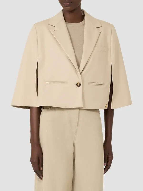 Max Mara Water Repellent Gabardine Cape