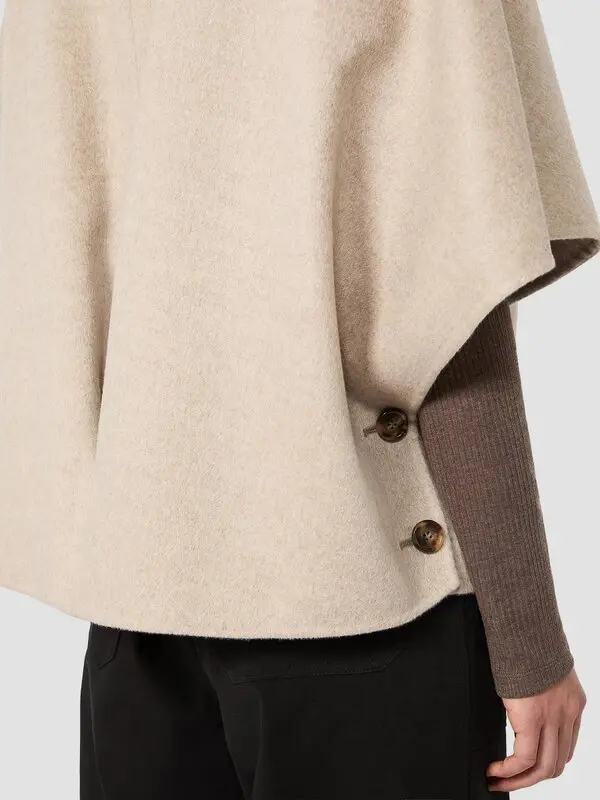 Max Mara Lightweight Cashmere Cape - Stone