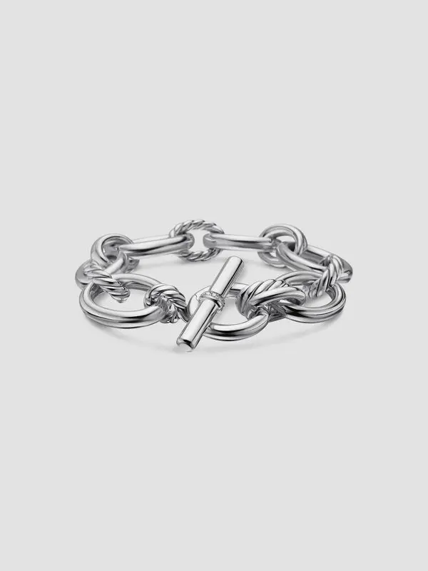 David Yurman Dy Mercer Chain Bracelet In Sterling - Silver