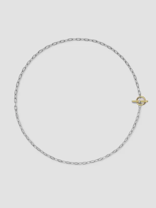 David Yurman Madison Toggle Chain Necklace In Sterling