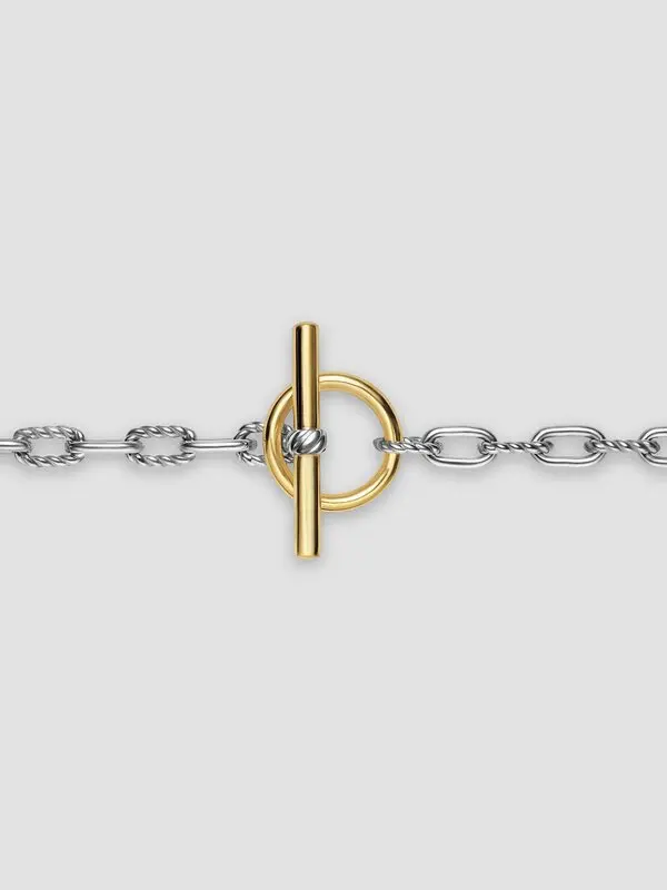 David Yurman Madison Toggle Chain Necklace In Sterling