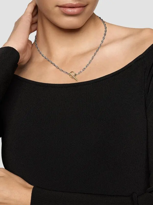 David Yurman Madison Toggle Chain Necklace In Sterling