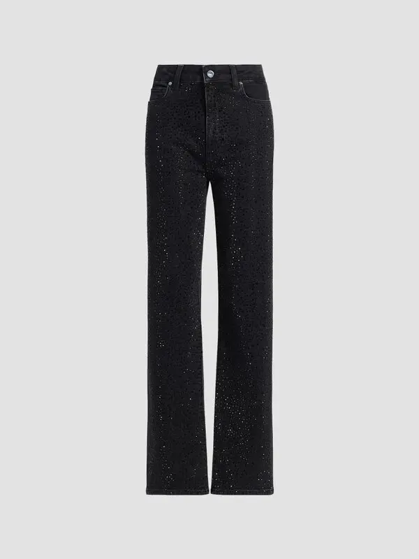 Paige Stevie Crystal-embellished Ankle Jeans
