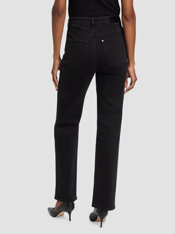 Paige Stevie Crystal-embellished Ankle Jeans