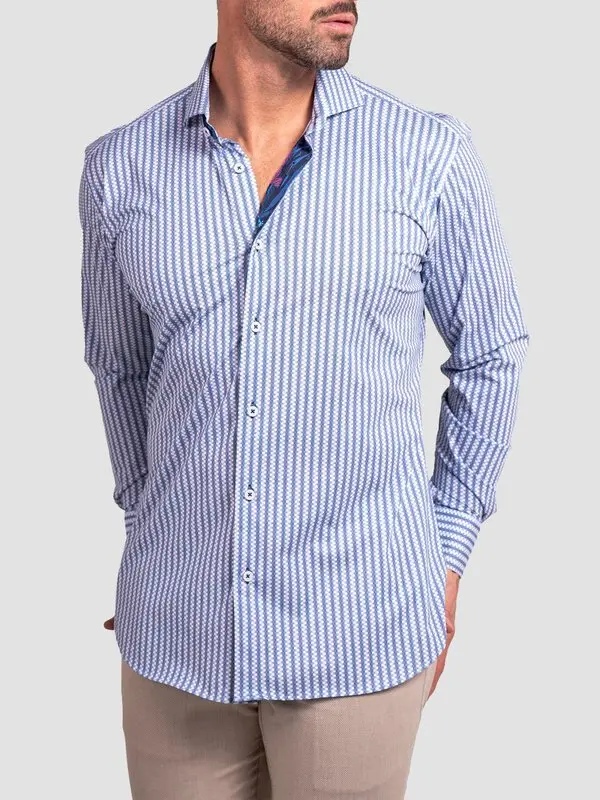 MACEOO Eins Ascension Stripe Shirt
