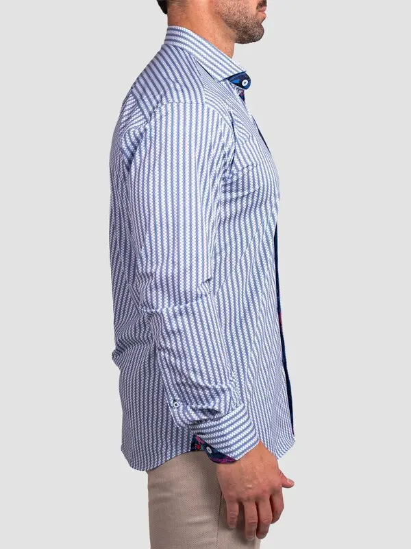 MACEOO Eins Ascension Stripe Shirt