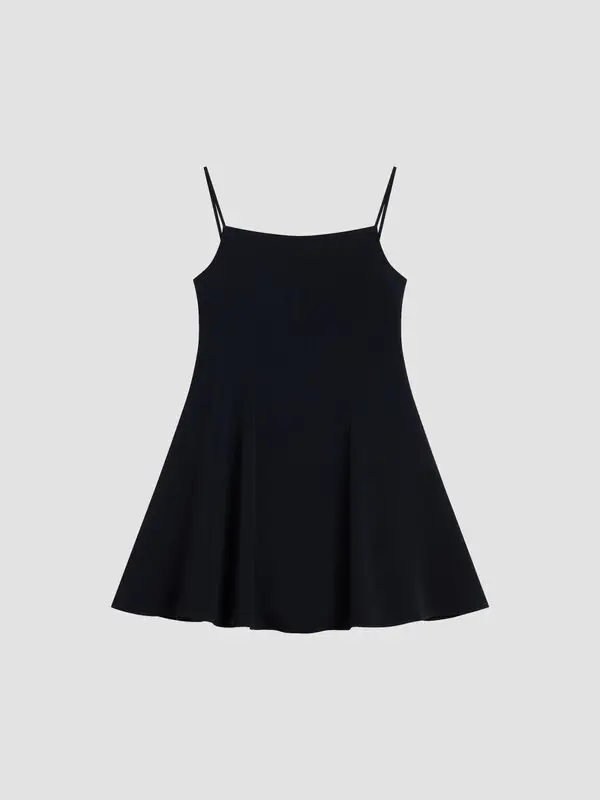Givenchy Sliced Mini Dress In Crepe Cady - Black