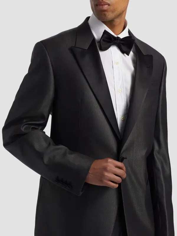 Emporio Armani Shiny Wool-silk Tuxedo