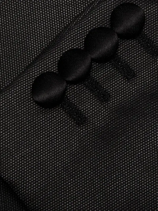Emporio Armani Shiny Wool-silk Tuxedo