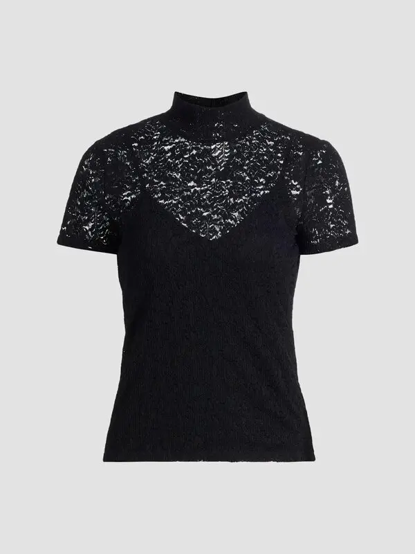 Paige June Knit Lace Shirt