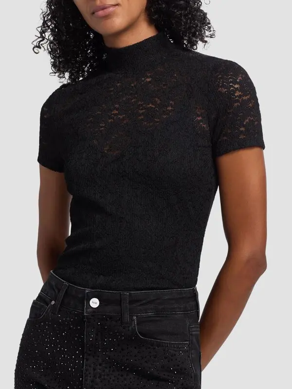 Paige June Knit Lace Shirt