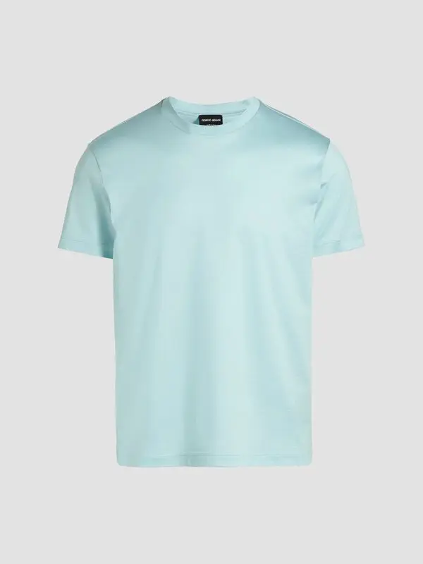Giorgio Armani Lux Jersey Silk-cotton T-shirt
