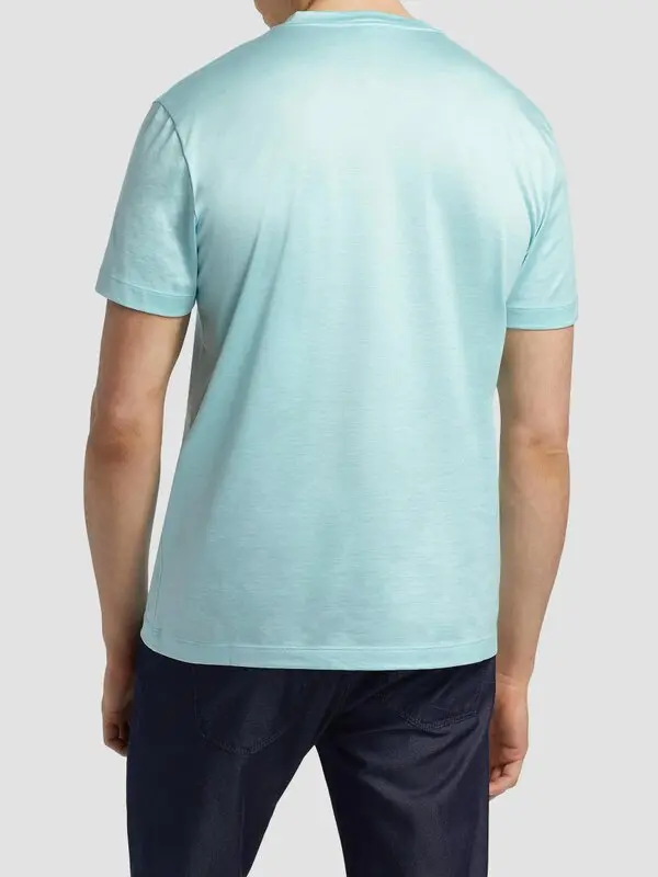 Giorgio Armani Lux Jersey Silk-cotton T-shirt