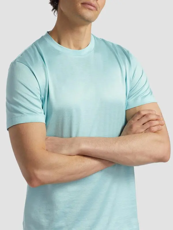 Giorgio Armani Lux Jersey Silk-cotton T-shirt