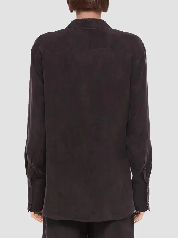 Helmut Lang High-low Hem Draped Shirt