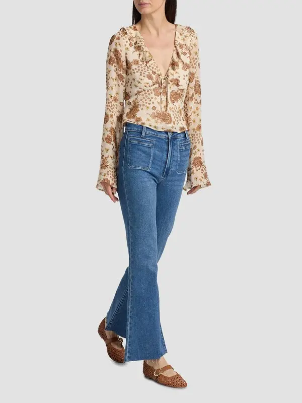 Paige Delamar Paisley Silk Blouse