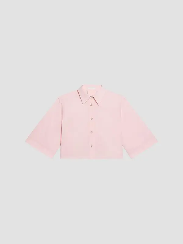 Helmut Lang Cotton Crop Trench Shirt