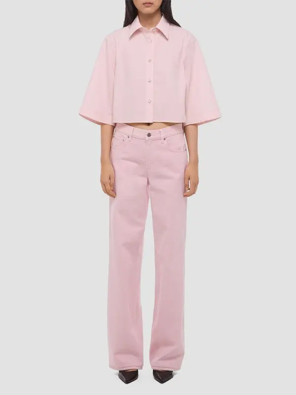 Helmut Lang Cotton Crop Trench Shirt