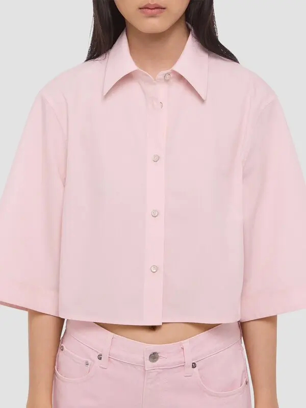Helmut Lang Cotton Crop Trench Shirt