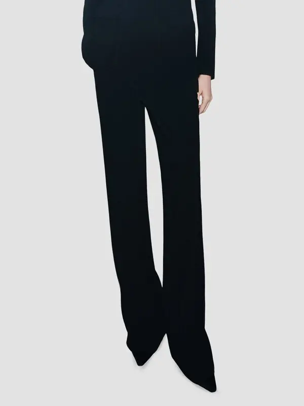 Marella Mini Flare Crêpe Envers Satin Trousers