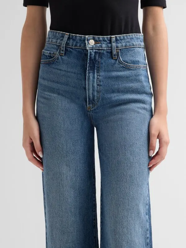 Paige Frances High-rise Wide-leg Jeans