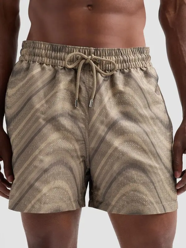 Frescobol Carioca Rio Jacquard Swim Shorts