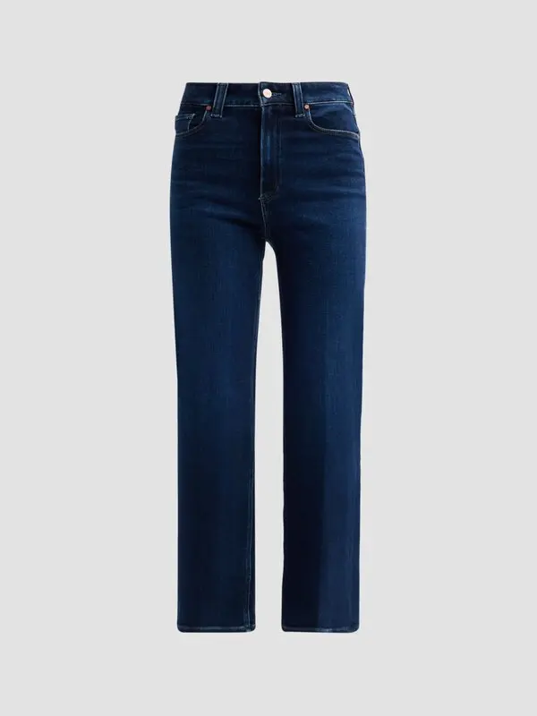 Paige Anessa High-rise Wide-leg Ankle Jeans