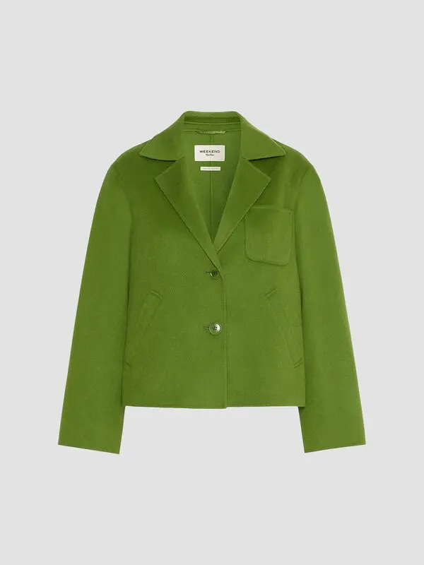 Max Mara Double Wool Cropped Jacket