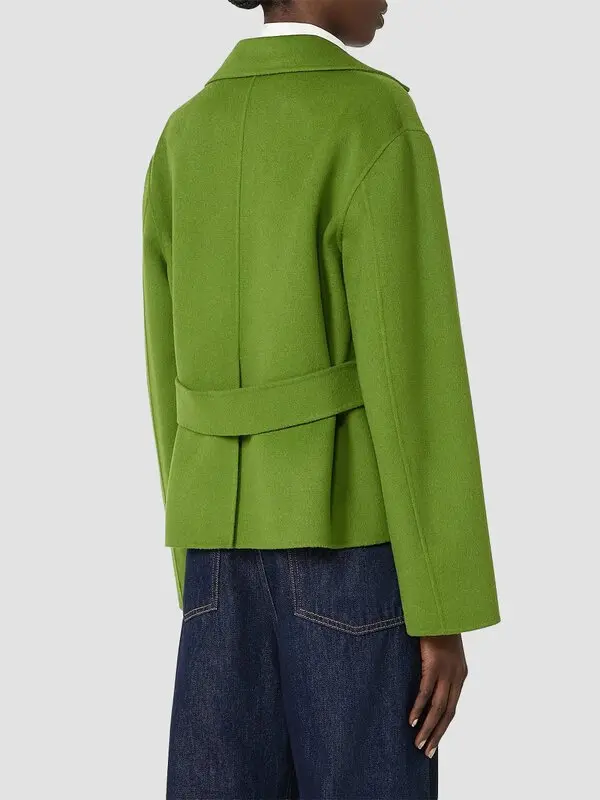 Max Mara Double Wool Cropped Jacket