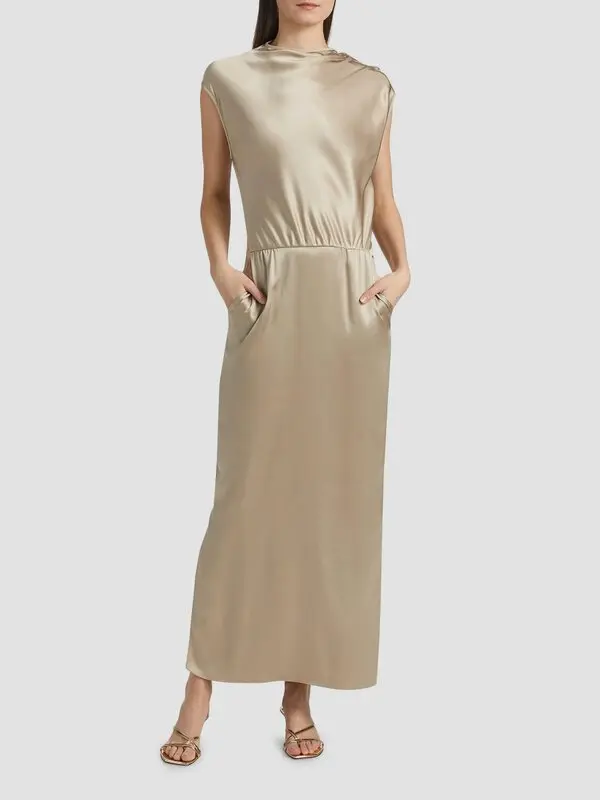 Giorgio Armani Double Silk Satin Dress