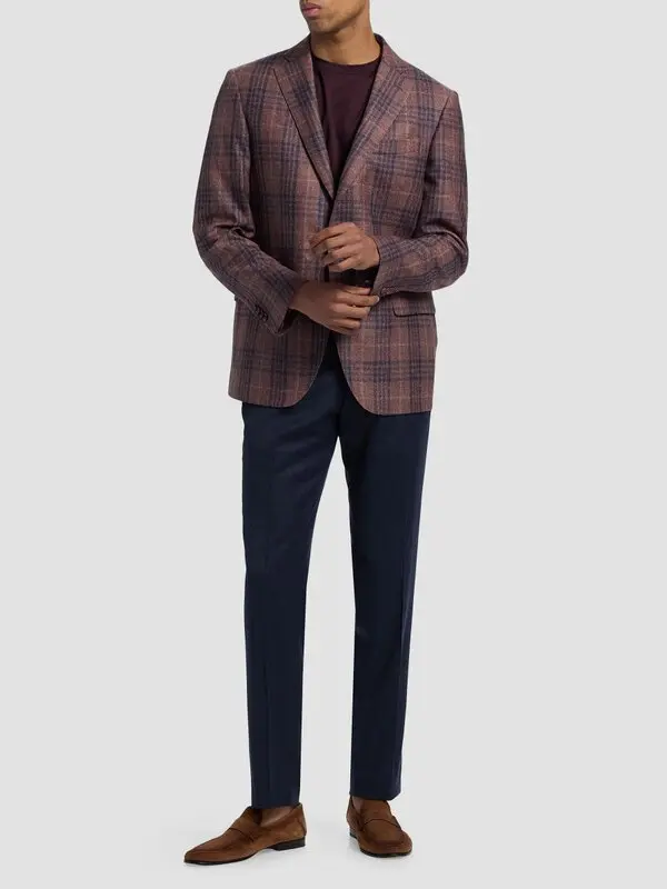 SAKS FIFTH AVENUE Plaid Wool-blend Sport Coat