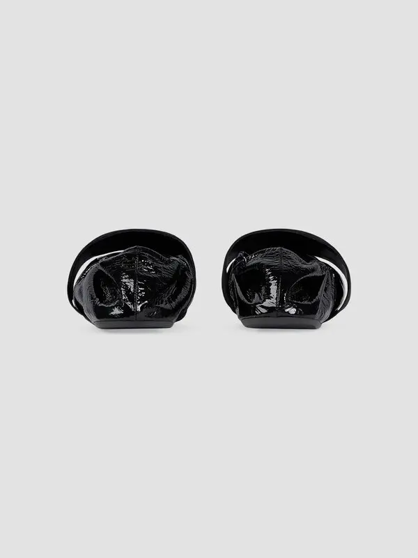 Givenchy Crush Ballerinas In Naplack Leather - Black