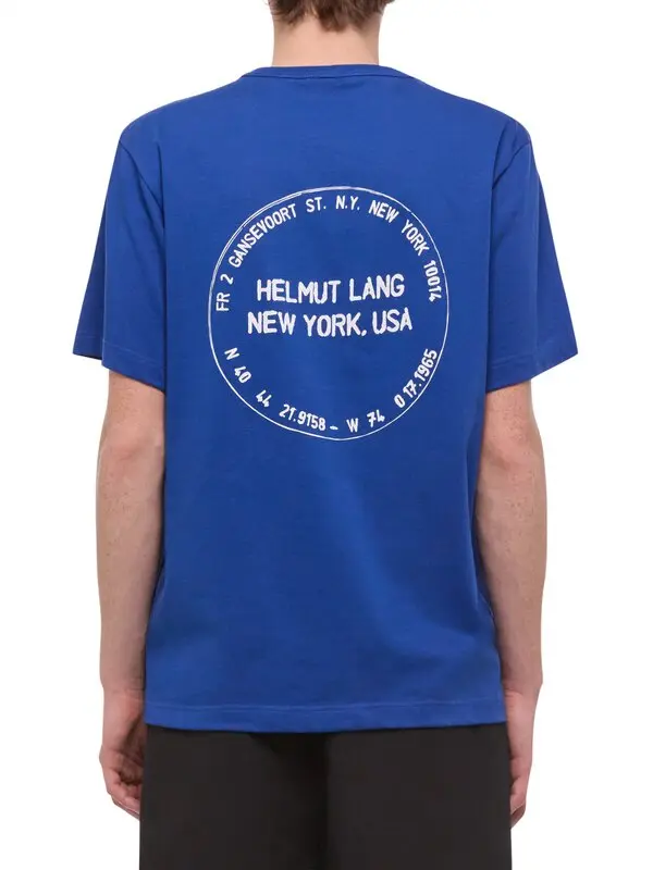Helmut Lang Stamp Logo Cotton T-shirt