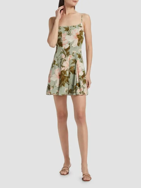 REFORMATION Annelise Floral Minidress
