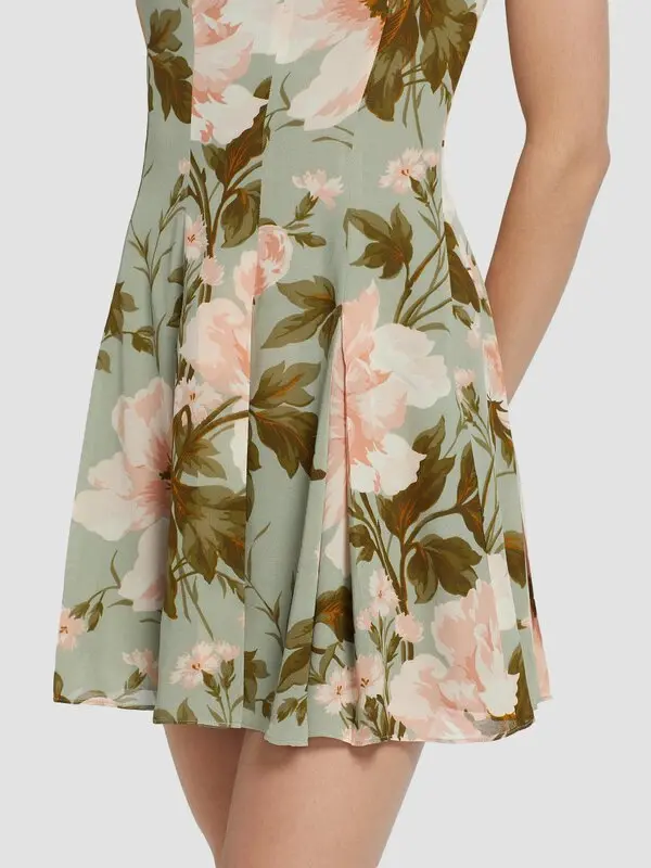 REFORMATION Annelise Floral Minidress