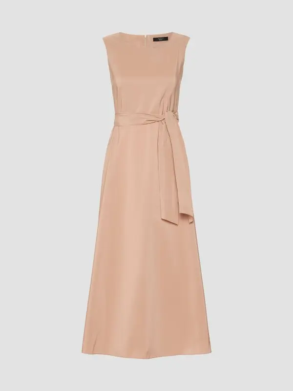 Max Mara Flared Taffeta Dress - Pink