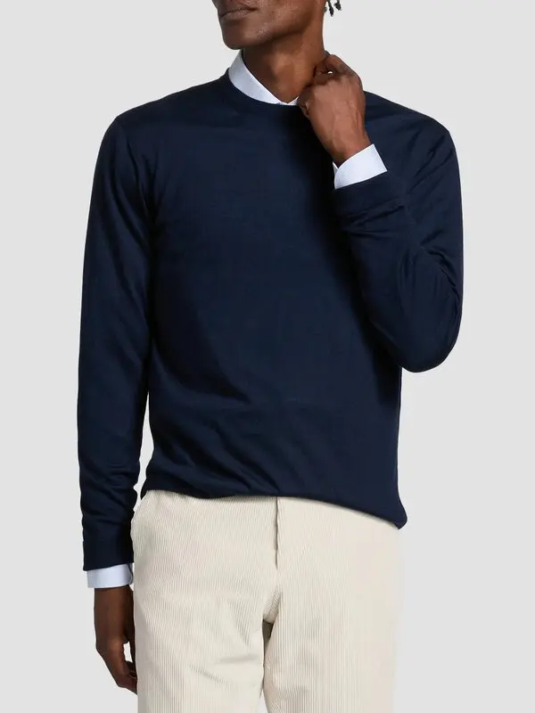 SAKS FIFTH AVENUE Collection Merino Wool-cashmere Sweater
