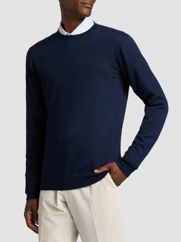 SAKS FIFTH AVENUE Collection Merino Wool-cashmere Sweater