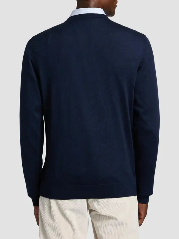 SAKS FIFTH AVENUE Collection Merino Wool-cashmere Sweater