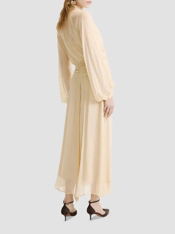 Marella Crepon Dress - Sand