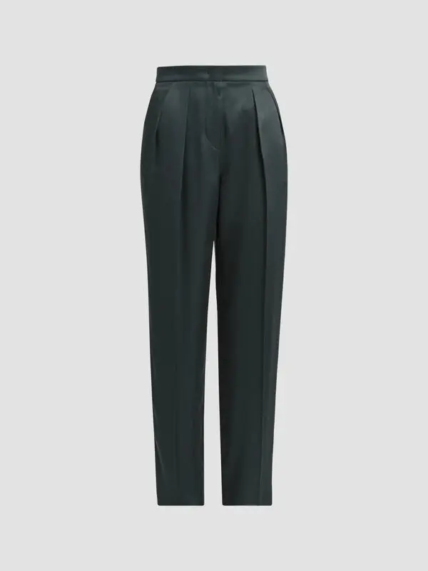 Giorgio Armani Double Silk Satin Trousers