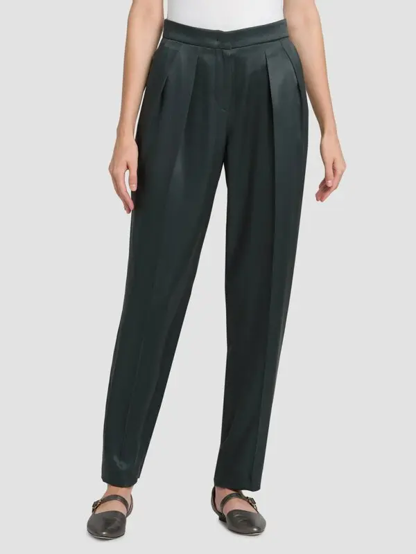 Giorgio Armani Double Silk Satin Trousers