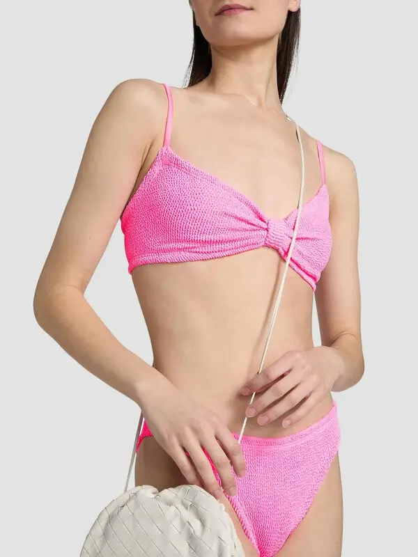 Hunza G Alicia Textured Knit Bikini