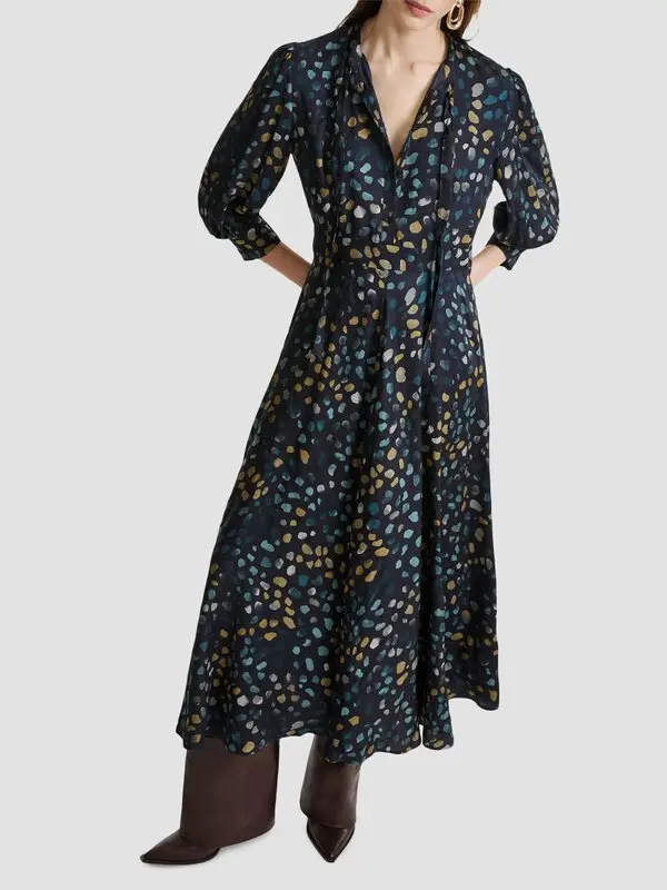 Marella Shirt Dress With Ribbon Ties