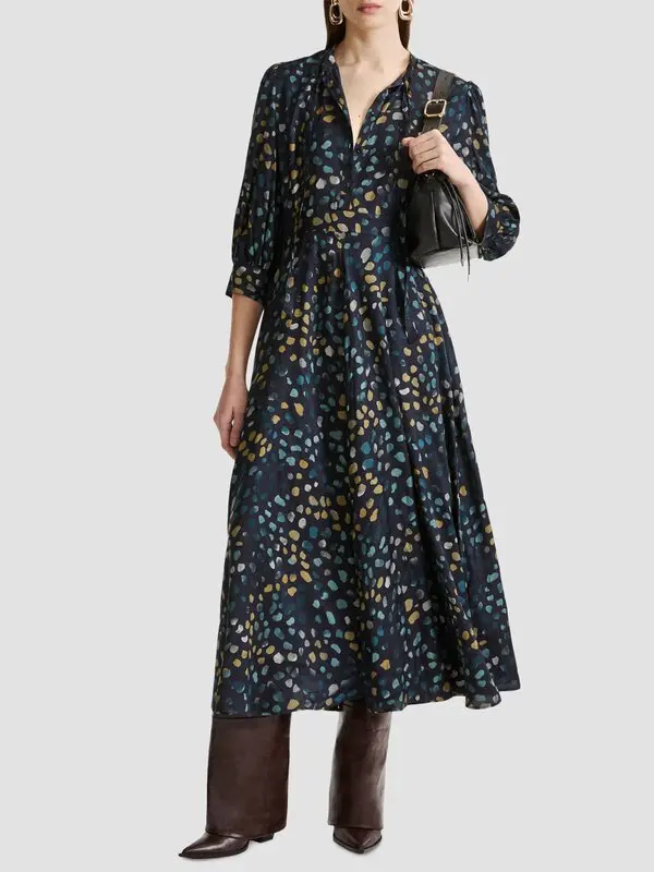 Marella Shirt Dress With Ribbon Ties